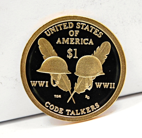 2016-S Sacagawea Code Talkers One Dollar Proof Coin | Property Room