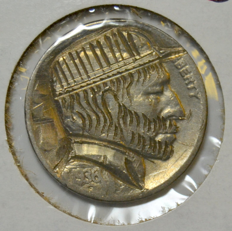 Hobo nickel - man with hat and beard (01) | Property Room
