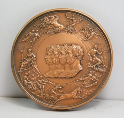Battle of Waterloo 175th Anniversary Commemorative Bronze Medal ...