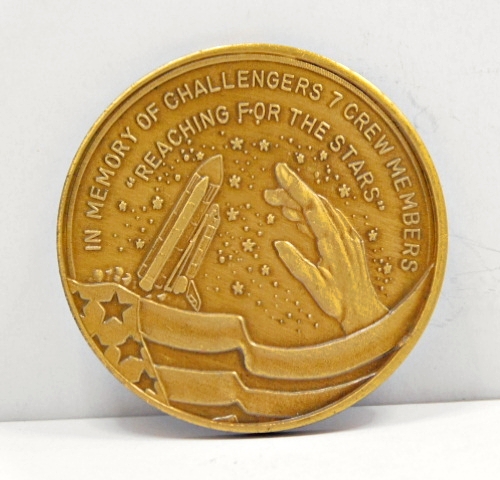 1986 Space Shuttle Challenger Tragedy Memorial Commemorative Coin ...