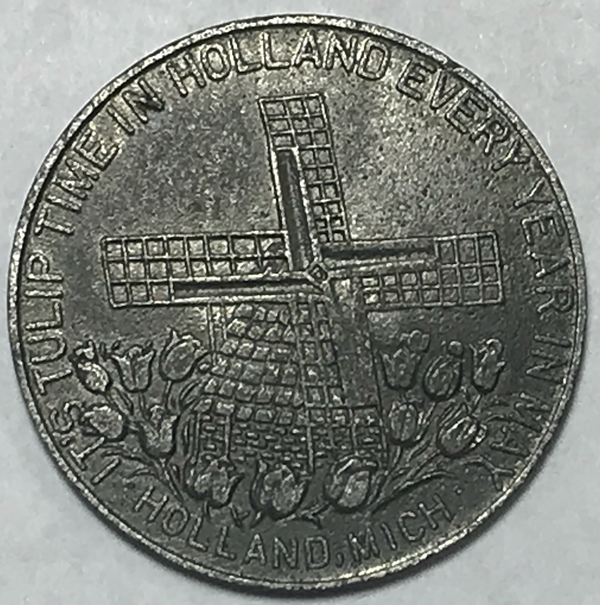1951 Holland, Michigan Tulip 25 Cent Trade Token | Property Room