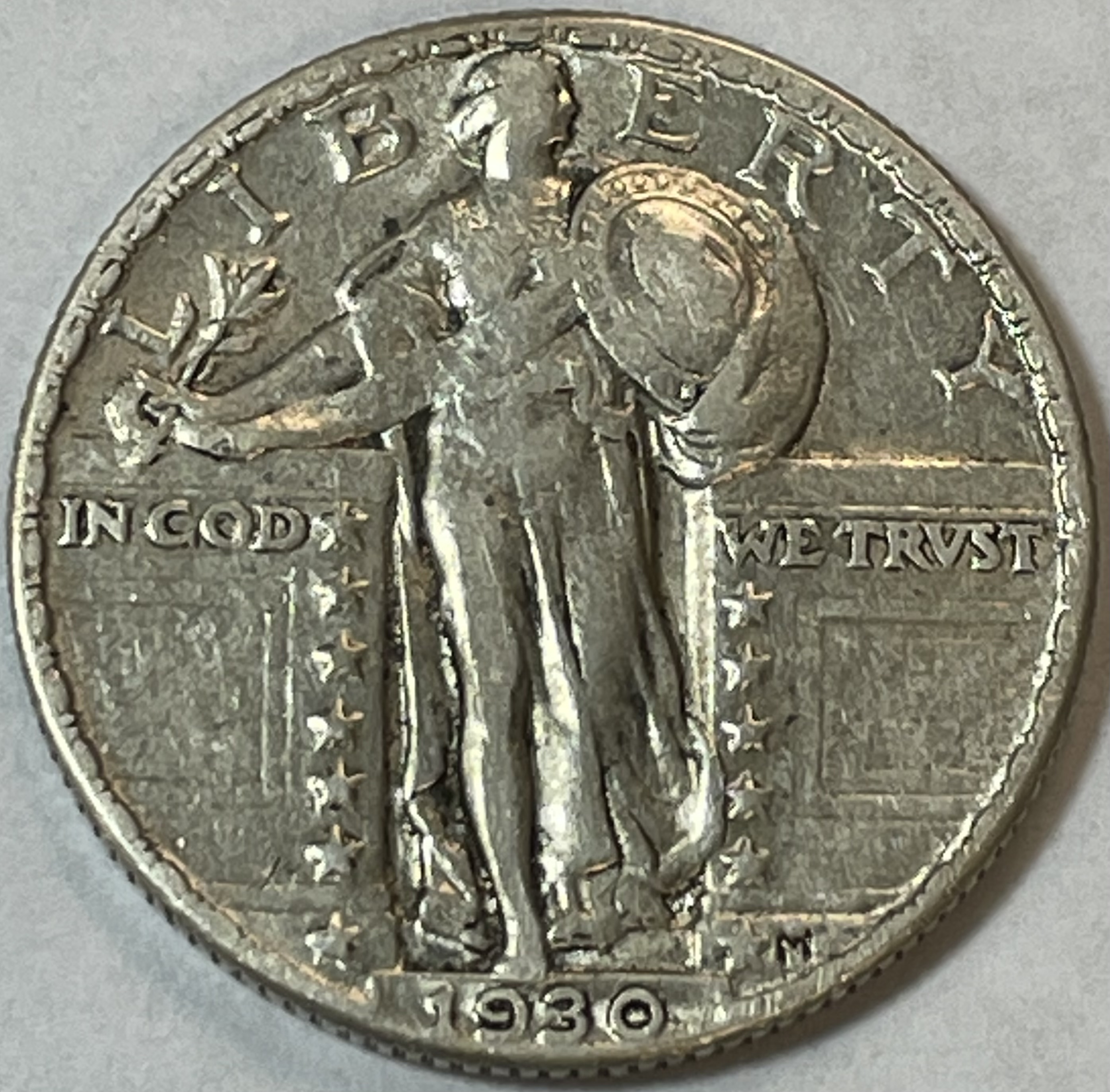 1930 Standing Liberty Quarter - Nice Higher Grade Coin | Property Room