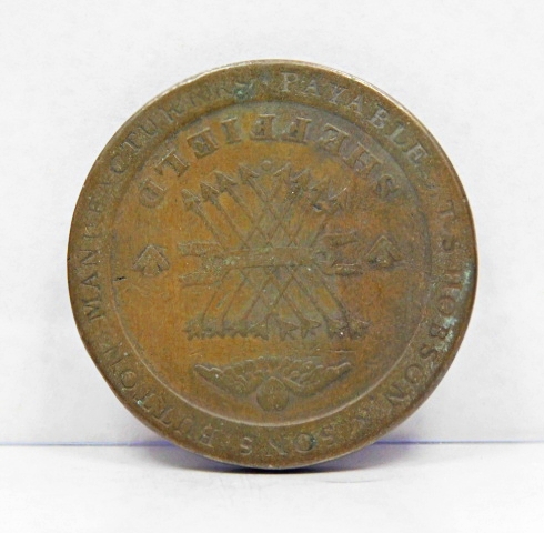 1812 One Penny Token Sheffield Token | Property Room