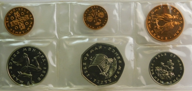 1971 Isle of Man Decimal Proof Set in Original Mint Presentation Case ...