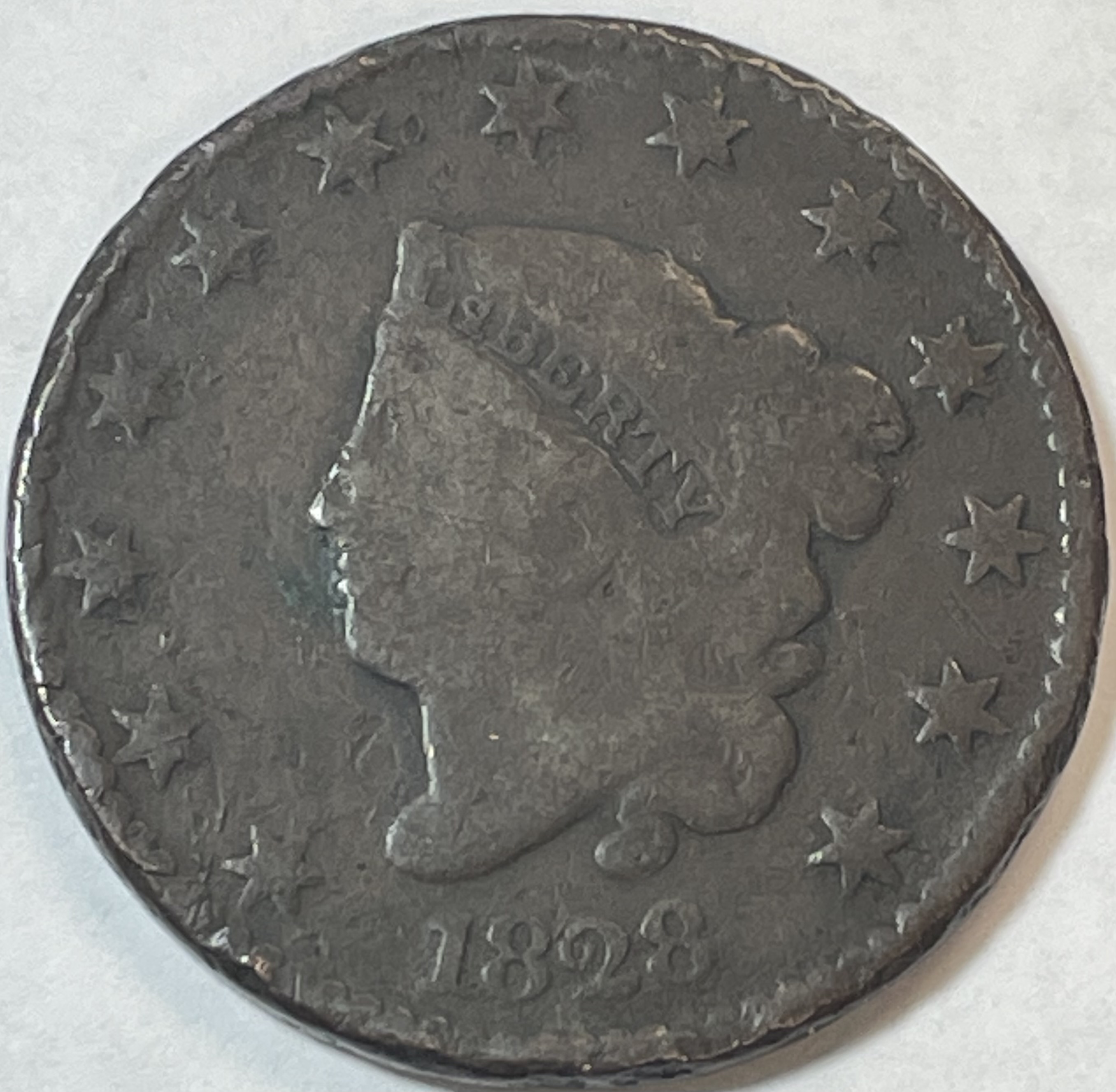 1828 Liberty Matron Head Variety Large Cent | Property Room