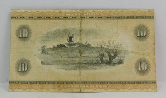1936 Denmark 10 Kroner Bank Note | Property Room