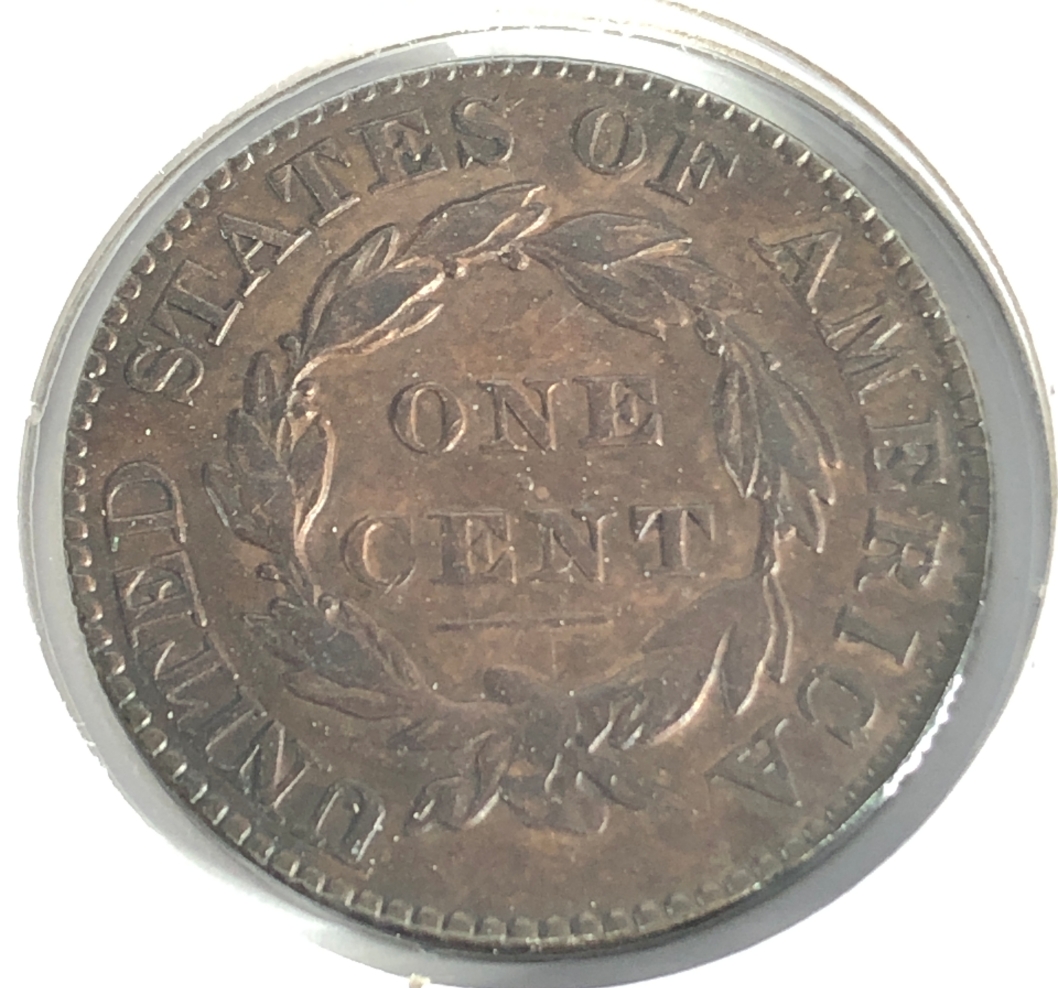 1829 US Matron Head Large Cent Very High Grade with Chocolate Brown ...