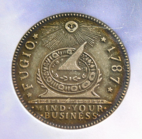 America's First Coin - The Benjamin Franklin Fugio Cent - Reproduction ...