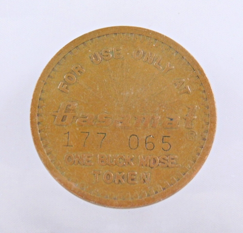 Lot of 3 Vintage Trade Tokens - Gasamat - One Buck Mdse Token-All Three ...