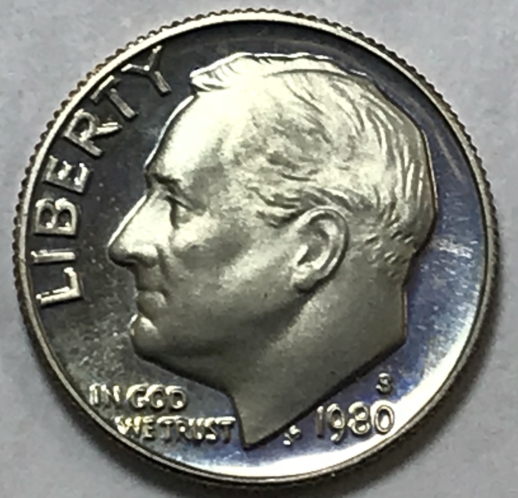 1980-S Proof Roosevelt Dime | Property Room