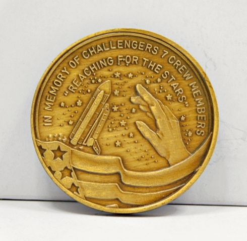 1986 Space Shuttle Challenger Tragedy Memorial Commemorative Coin ...