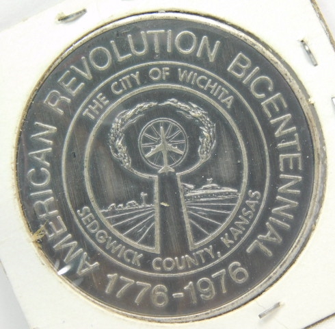 1976 American Revolution Bicentennial Wichita, Kansas Commemorative ...