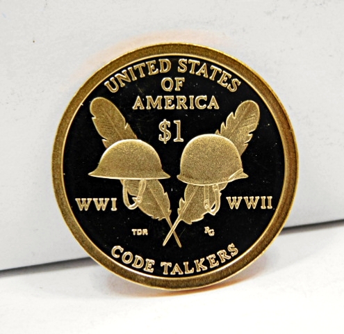 2016-S Sacagawea Code Talkers One Dollar Proof Coin | Property Room