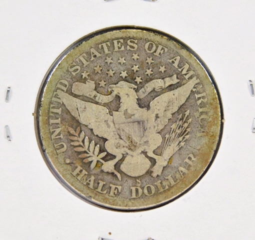 1895-S Silver Barber Half Dollar | Property Room