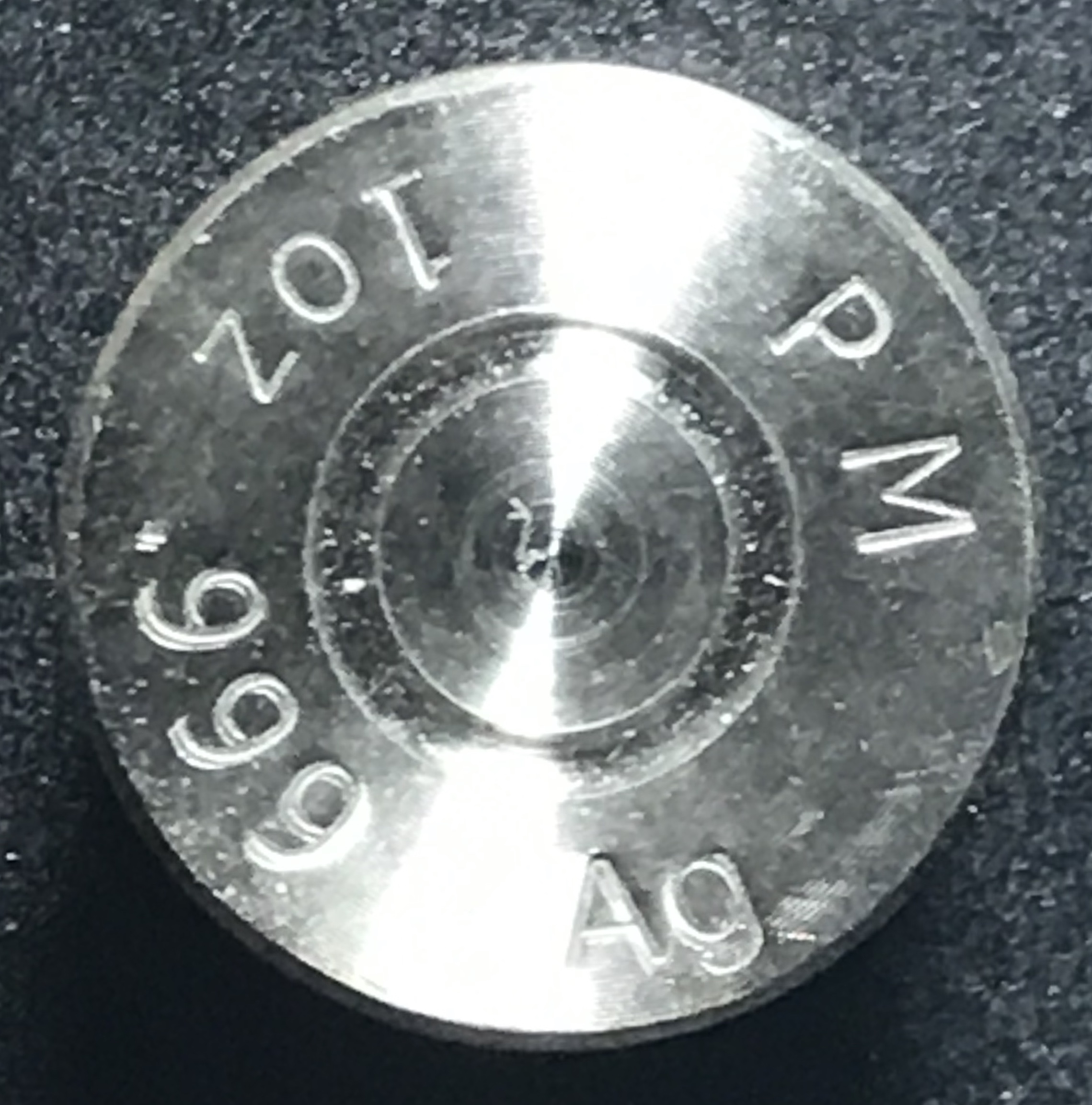 1 oz .999 Fine Silver Bullet - .45 Caliber Non-Firing Collectible ...