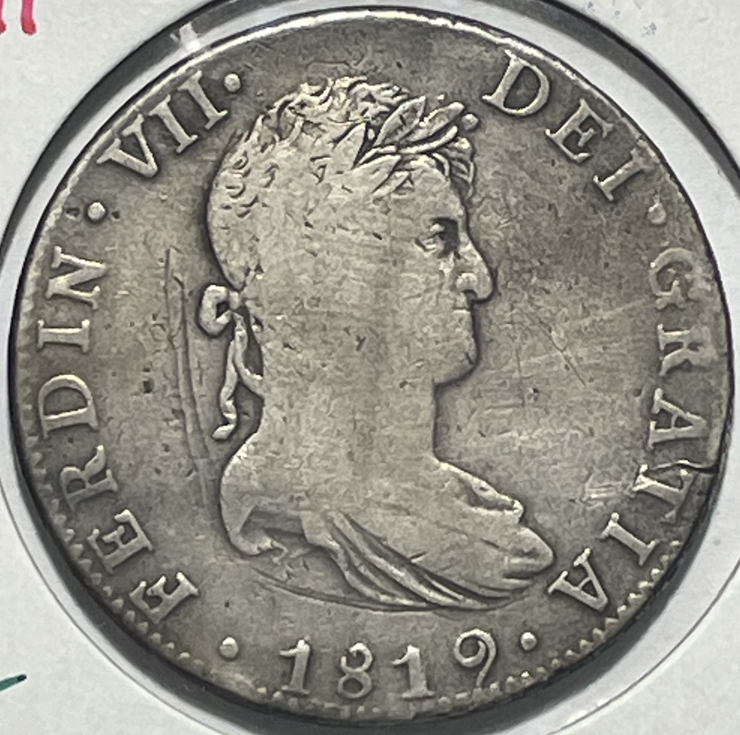 1819 Spanish Colonial Mexico Silver 8 Reales | Property Room