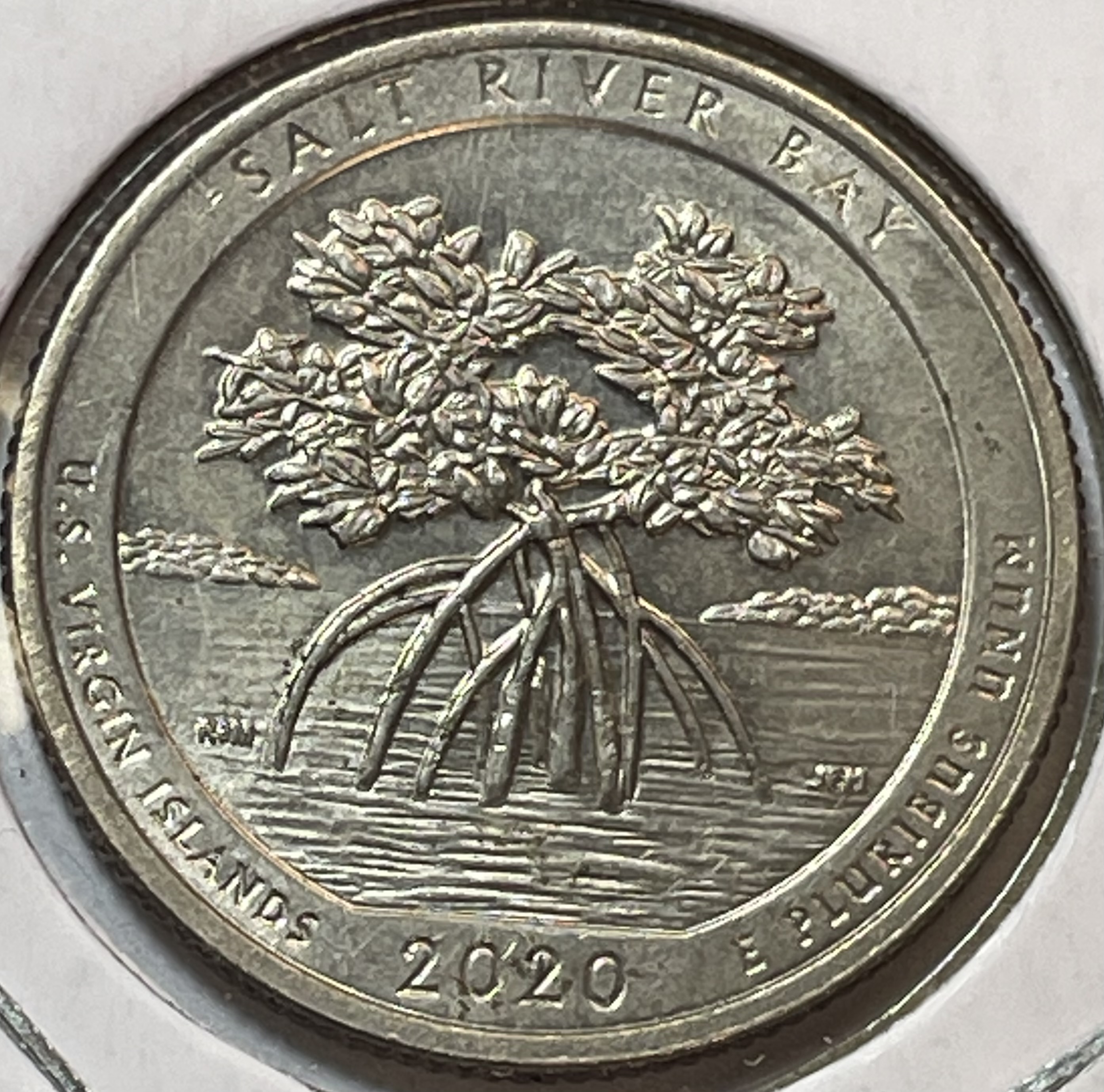 RARE 2020-W V75 Privy Salt River Bay West Point Minted Quarter ...