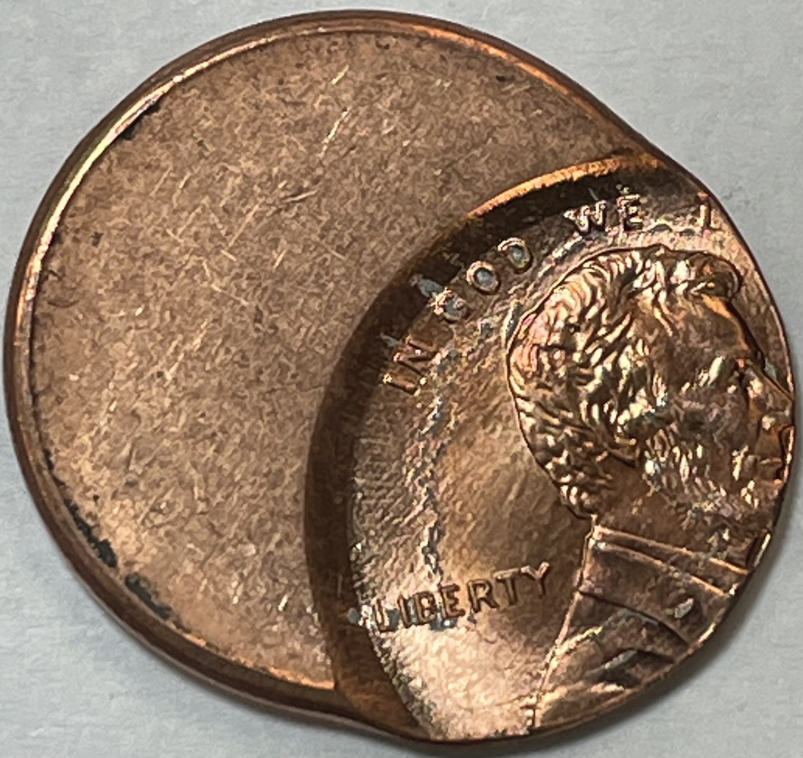 MINT ERROR Lincoln Cent OFF CENTER Error | Property Room