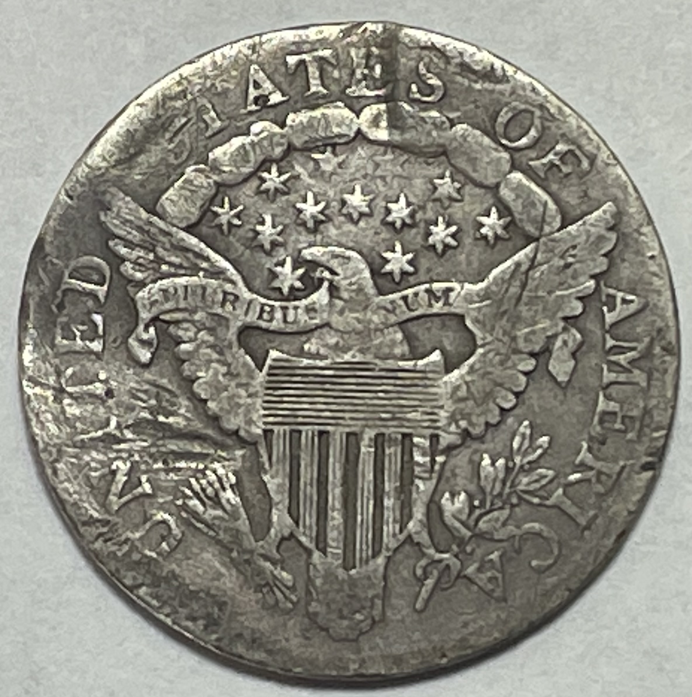 RARE 1807 Draped Bust Silver Dime w/Heraldic Eagle Reverse w/Excellent ...