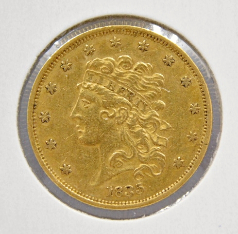 1835 Classic Head $5 Gold Half Eagle - Choice Looking Coin ...