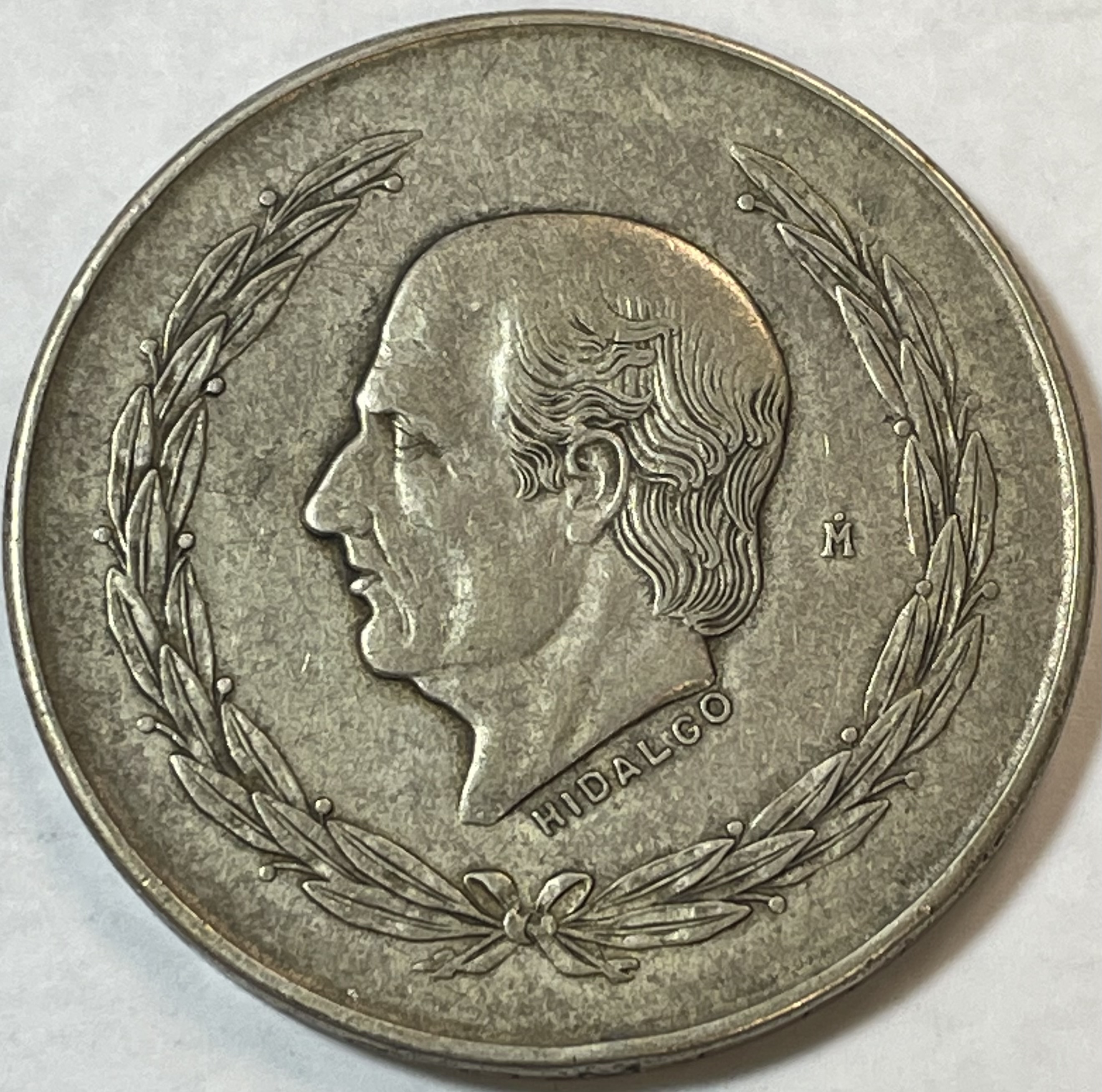 1952 Mexico SIlVER 5 Pesos Hidalgo Commemorative Coin | Property Room