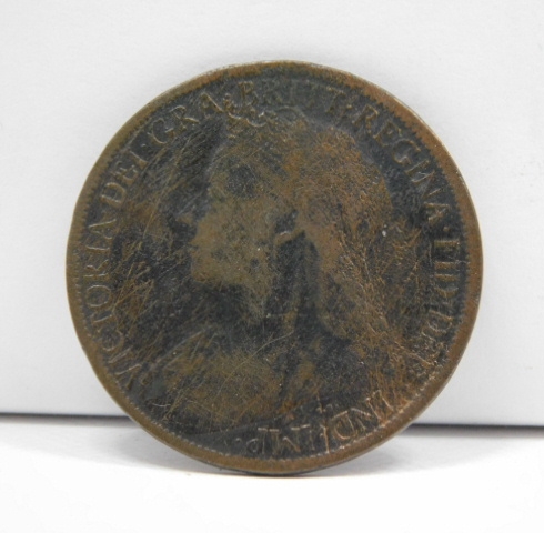 1899 Great Britain Large Penny-Queen Victoria On The Reverse! Turn Of ...