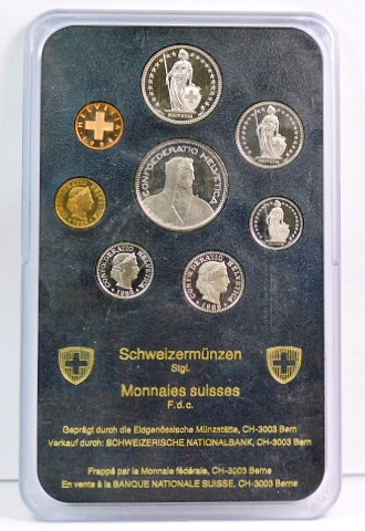 1988 Switzerland Proof Set Struck by the Swiss Federal Mint | Property Room