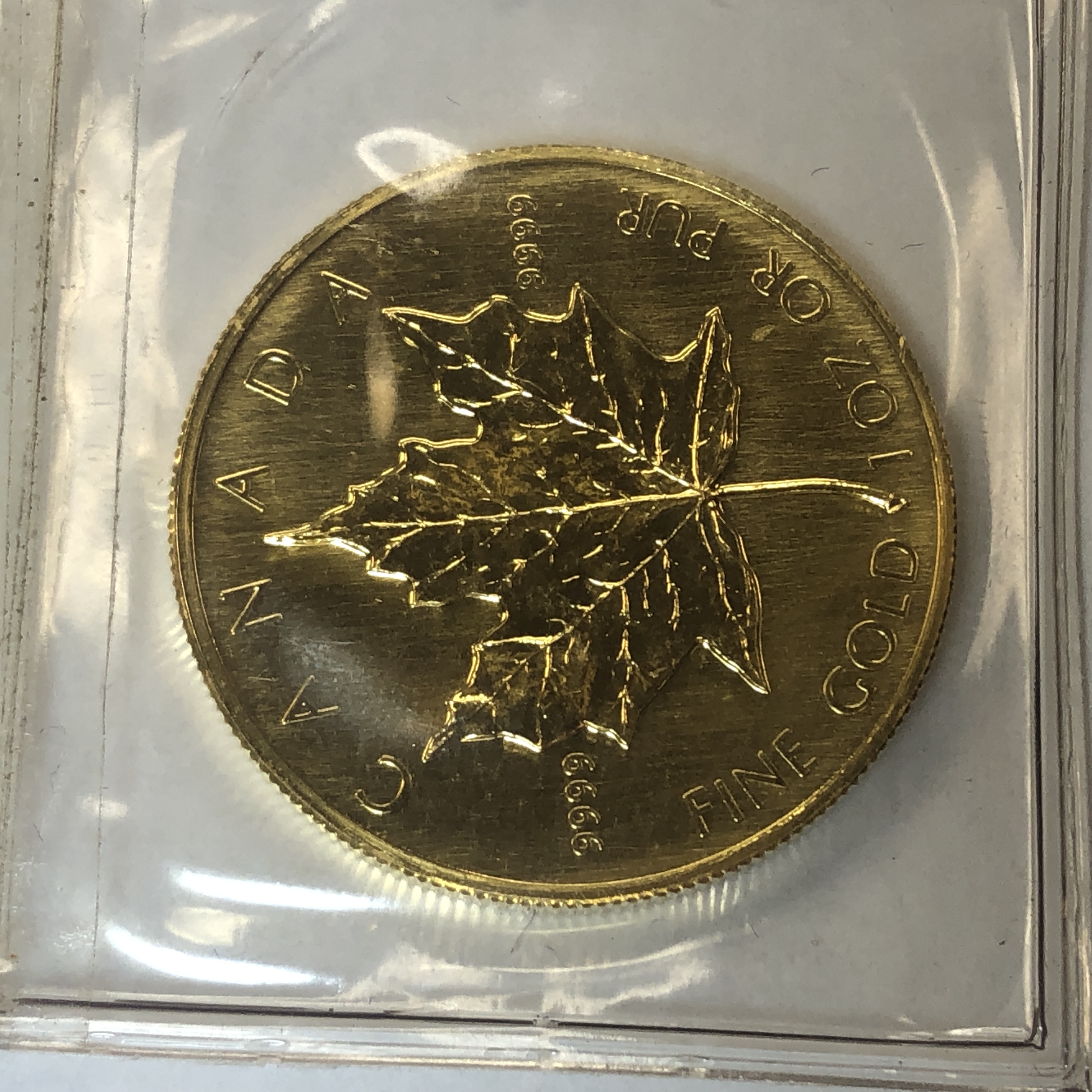 1oz GOLD CANADIAN MAPLE*Still in Original Package*Pre-Tariff CANADIAN ...