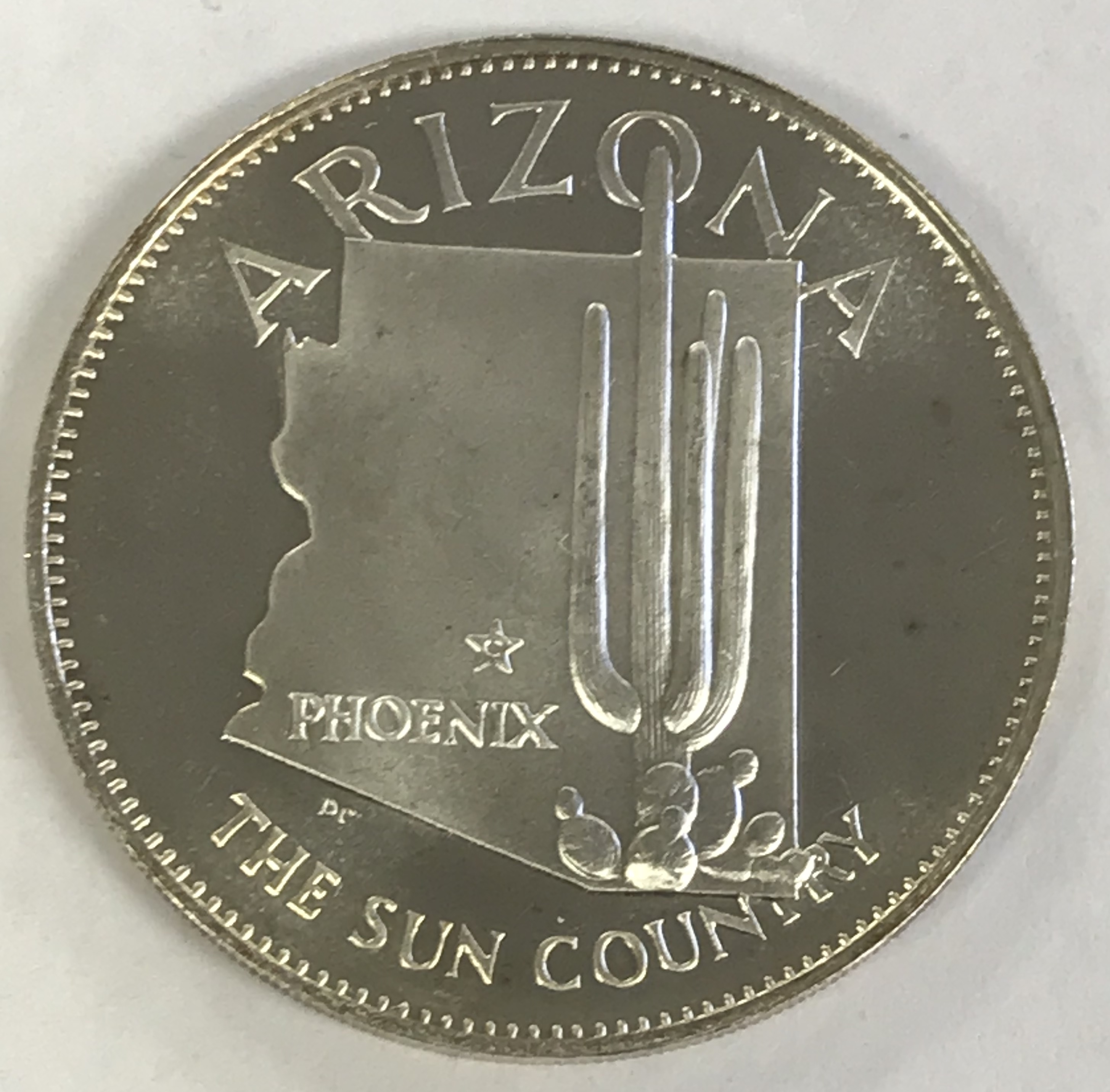 Franklin Mint Arizona Sterling Silver Commemorative | Property Room