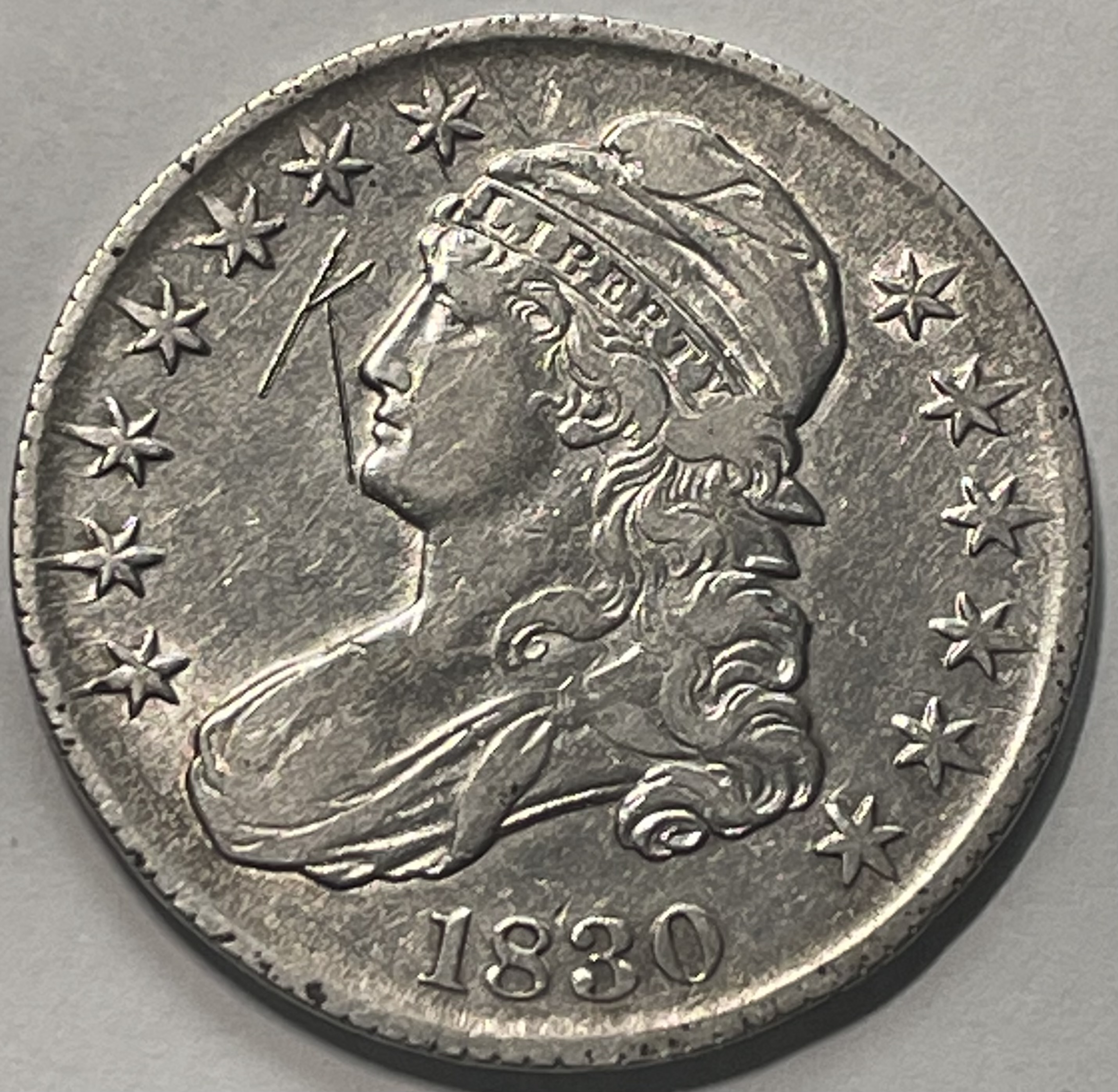 1830 Capped Bust Silver Half Dollar | Property Room