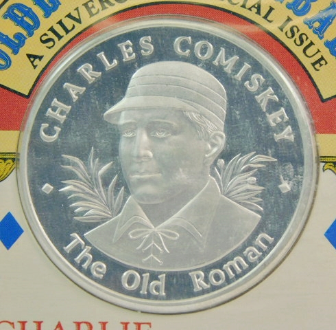 RARE 1994 Charlie Comiskey Silver Card - One oz .999 Pure Silver ...
