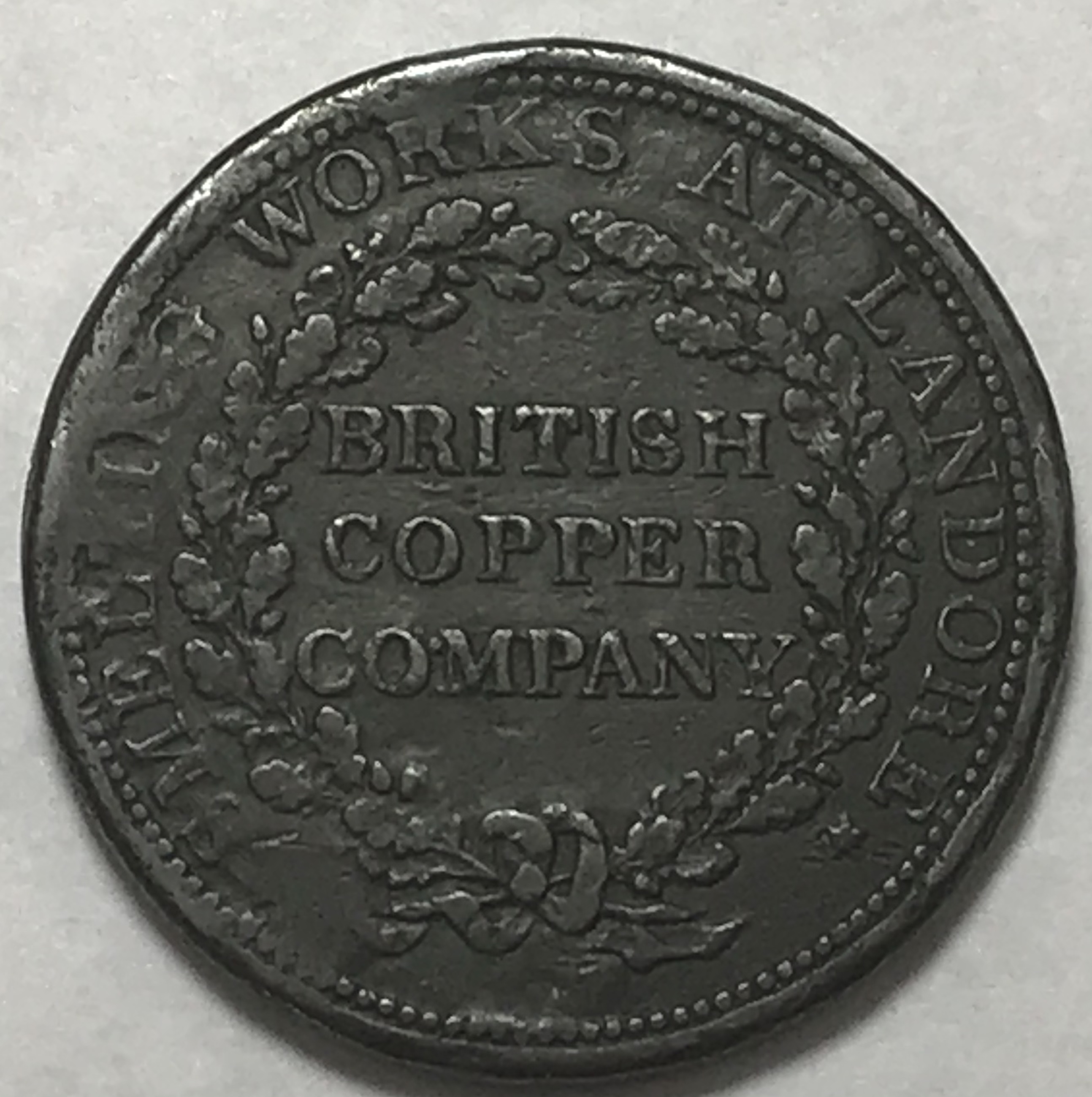 1812 British Copper Company Walthamstow Large Penny - Smelting Works at ...