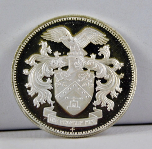 1974 Franklin Mint Collector's Society 1/4 oz Sterling Silver Member ...