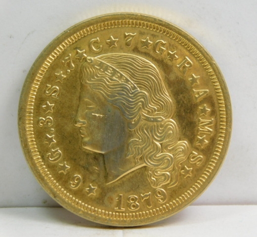 1879 $4 Stella Replica Coin/Medal | Property Room