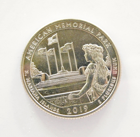 2019-W American Memorial Park Quarter Minted At West Point | Property Room