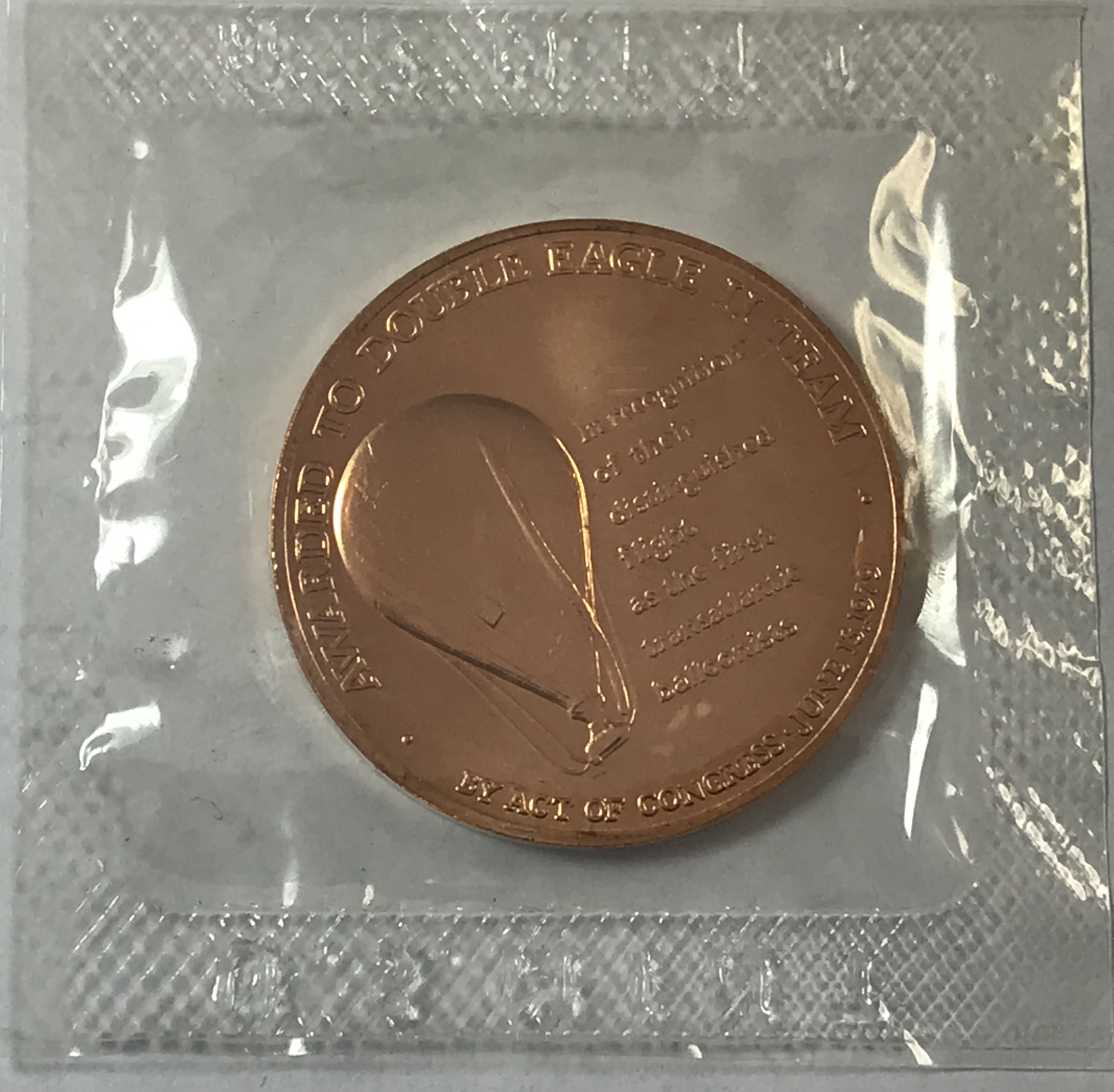 1978 First Transatlantic Balloon Flight Aviation Pioneers Commemorative ...