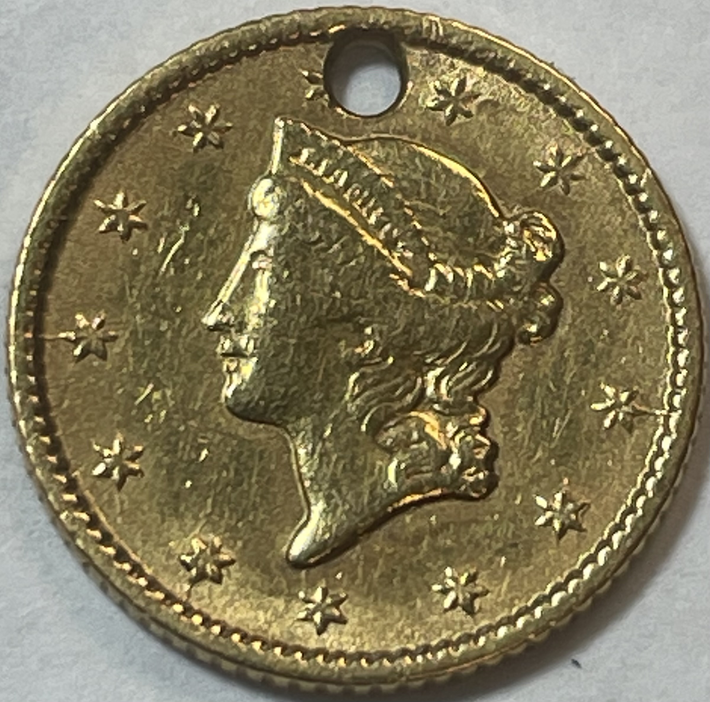 1853 Type 1 Liberty Head Gold Dollar | Property Room