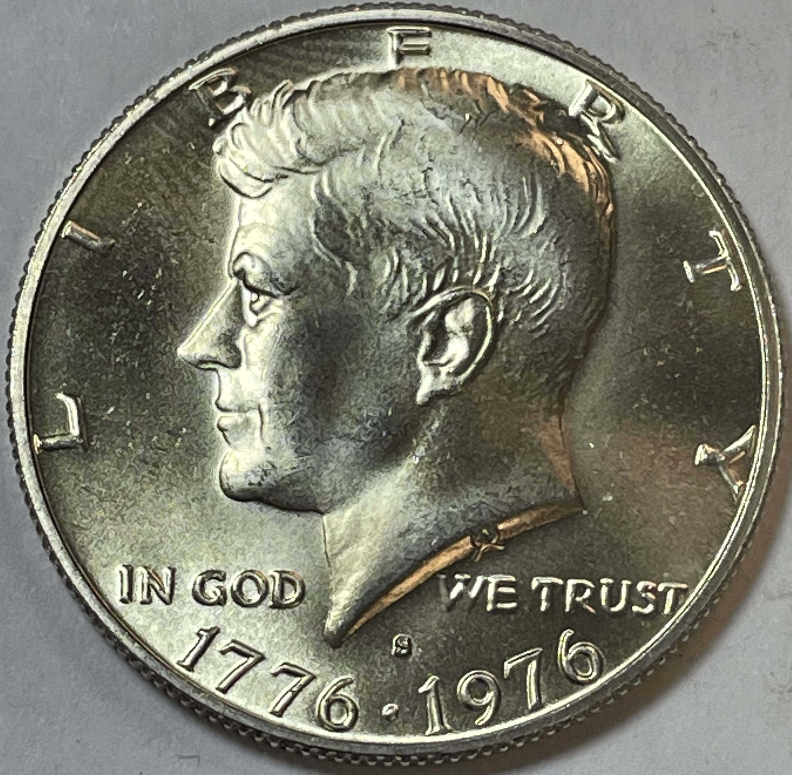 1976-S US Bicentennial Kennedy SILVER Half Dollar - Brilliant Uncirculated | Property Room