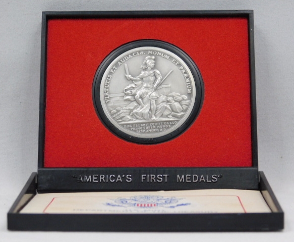 US Dept Of The Treasury-Colonel De Fleury-America's First Medal-Comes ...