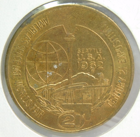1962 Seattle World's Fair - Century 21 Exposition - Good for One Dollar ...