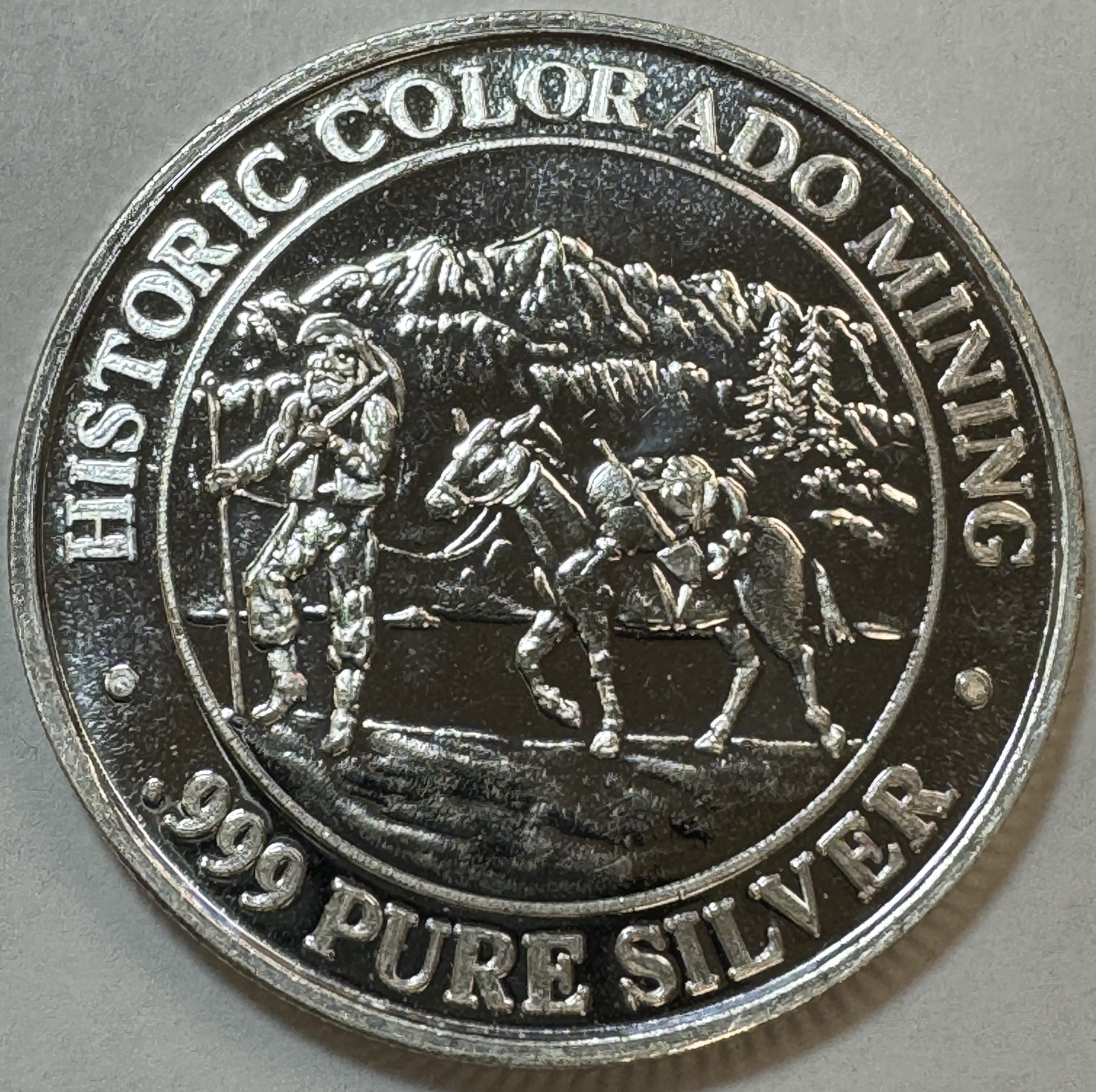 .999 Fine Silver Historical Colorado Mining American Wildlife Series ...