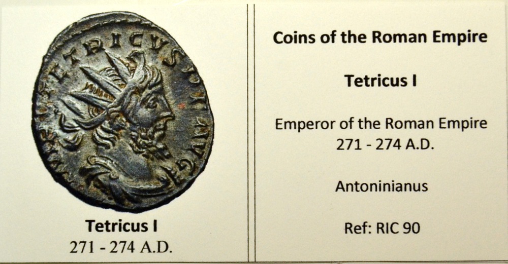 Coins of the Roman Empire - Tetricus I; Emperor of the Roman Empire ...