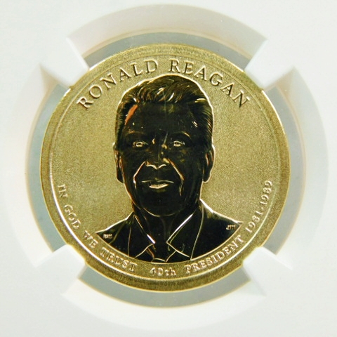 2016-S Reverse Gem Proof Ronald Reagan Presidential Commemorative ...