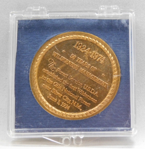 1924-1974 50th Anniversary of Wilderness Commemorative Coin/Medal ...