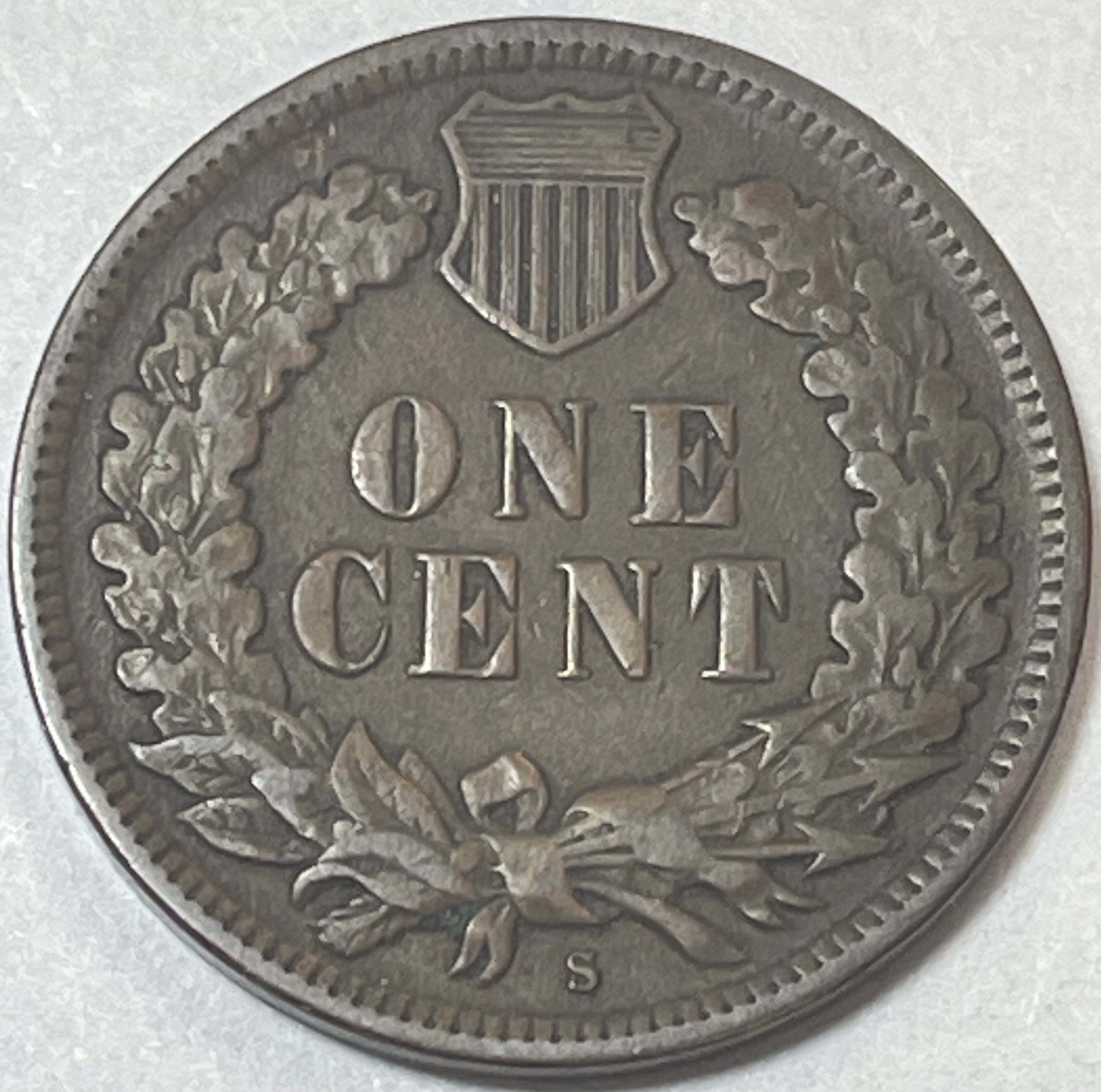 KEY DATE 1908-S Indian Head Cent - San Francisco Minted - w/Full ...