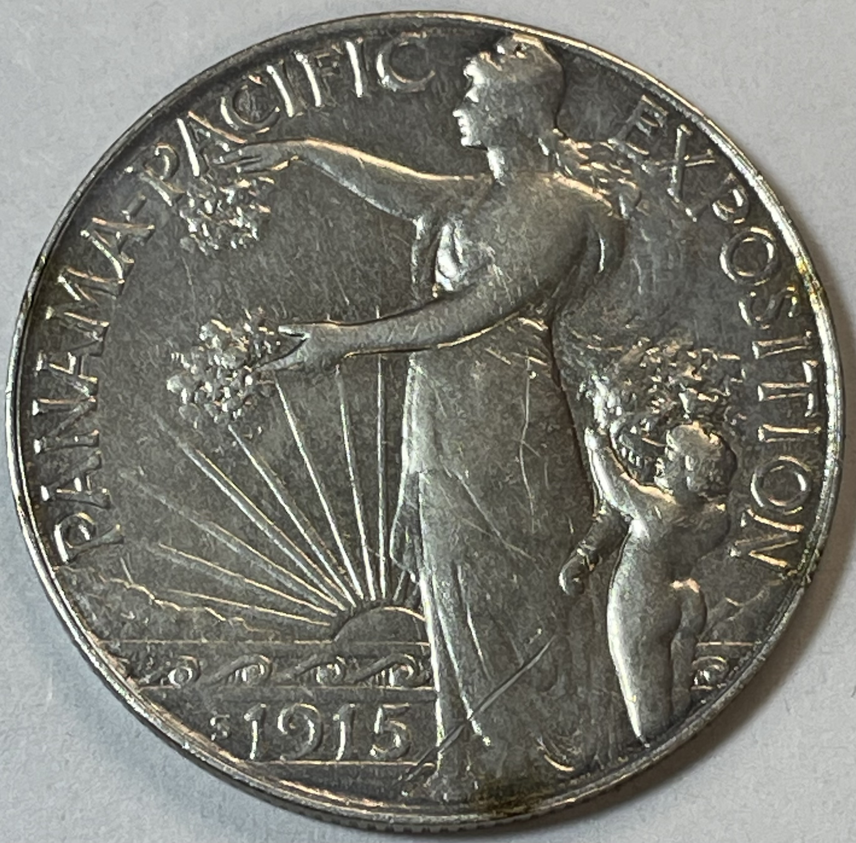 1915-S Panama-Pacific Exposition Commemorative Silver Half Dollar | Property Room