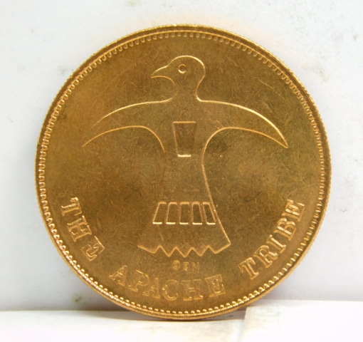 Geronimo Bronze Commemorative Coin/Medallion - Apache Chief - 1" in ...