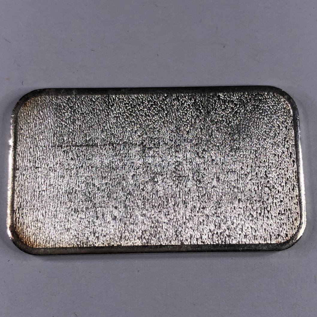999 Fine Silver Engelhard Ingot Wood Grain Type *Colorful Toning ...