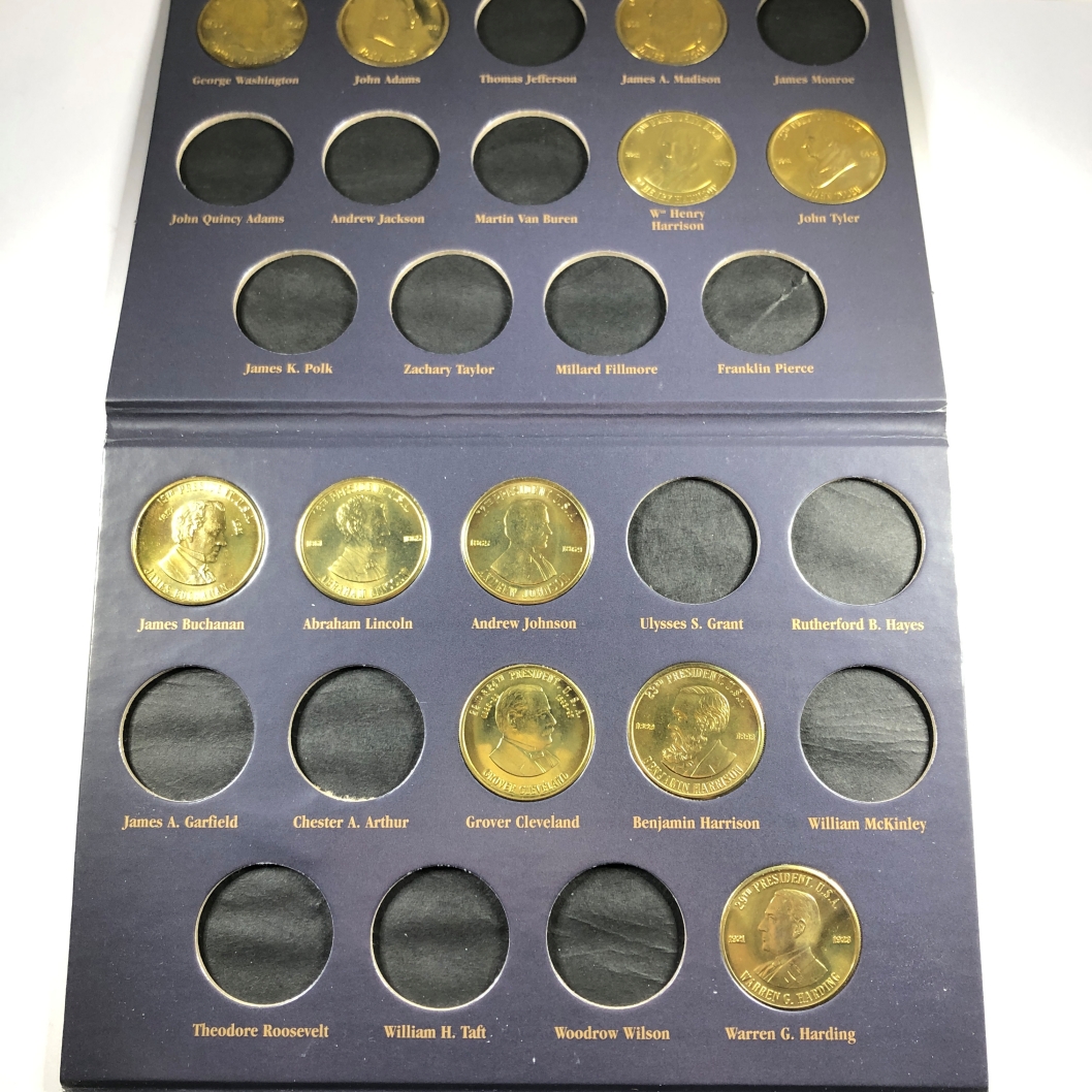 A Coin History of US Presidents*12 Presidential Commemorative ...