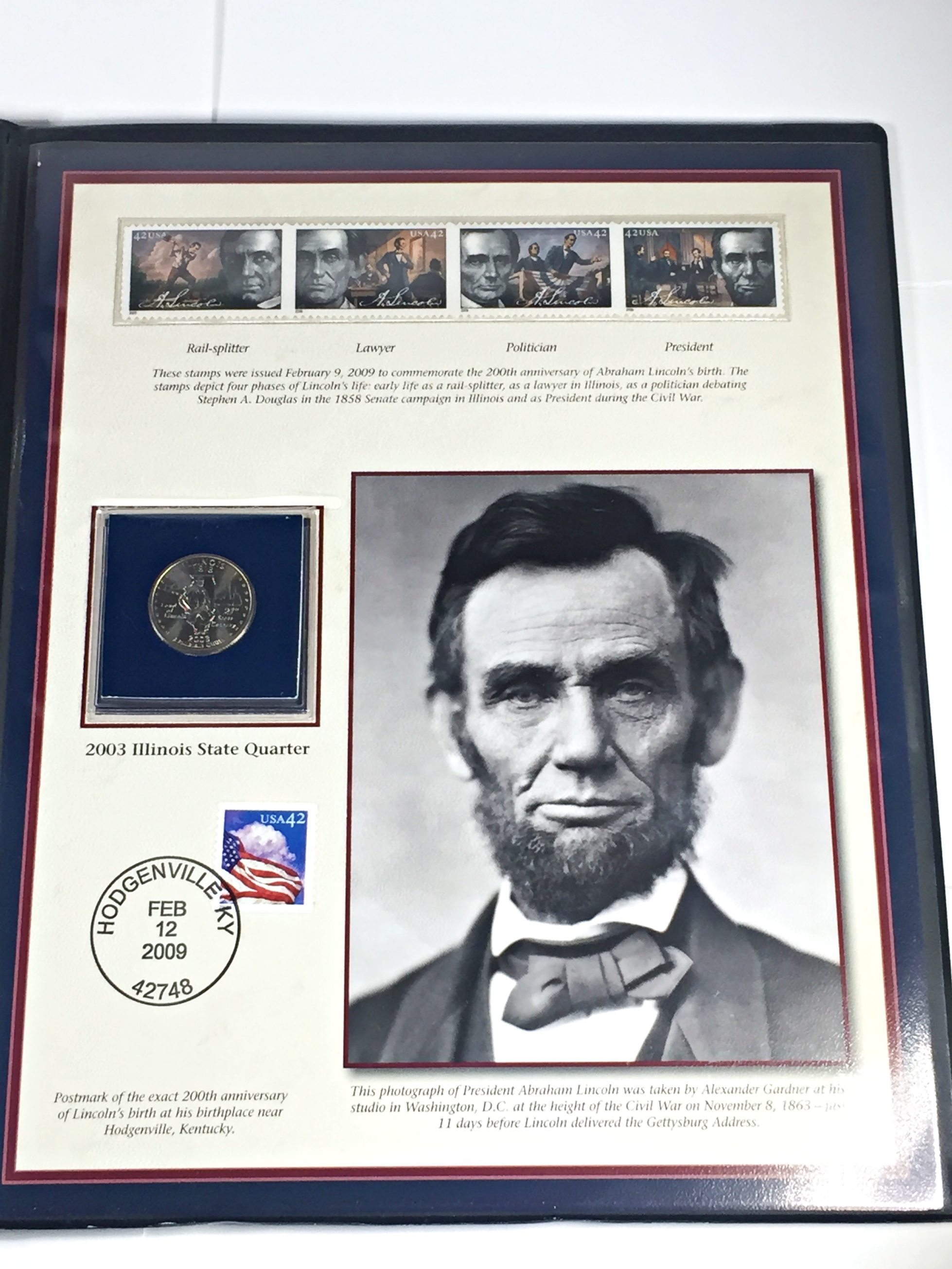 Abraham Lincoln 200th Anniversary Commemoratives*Tri-fold With Lincoln ...